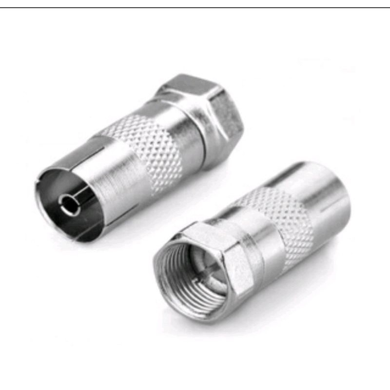 Jual Konektor Rg6 to female ( kabel antena ) | Shopee Indonesia