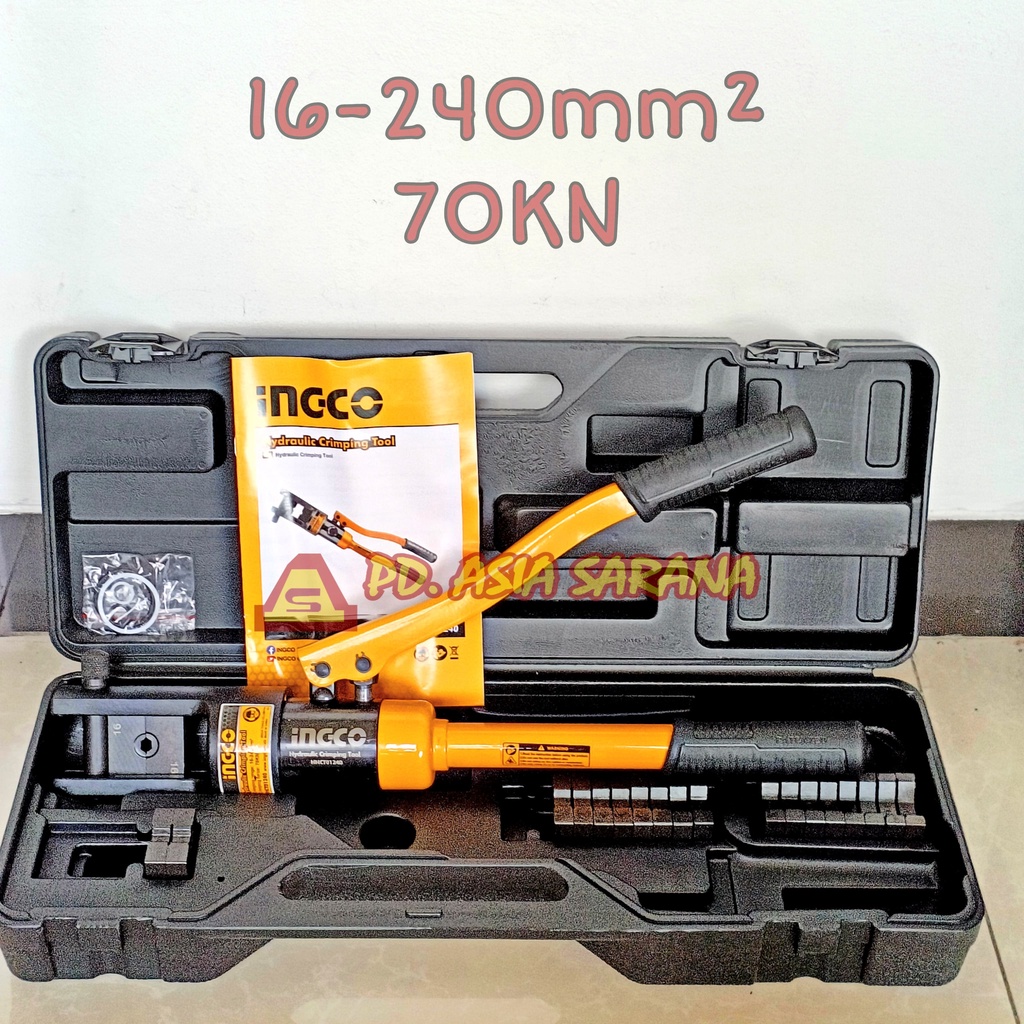 Jual Hydraulic Crimping 16-240mm INGCO HHCT01240 Tang Press Skun ...