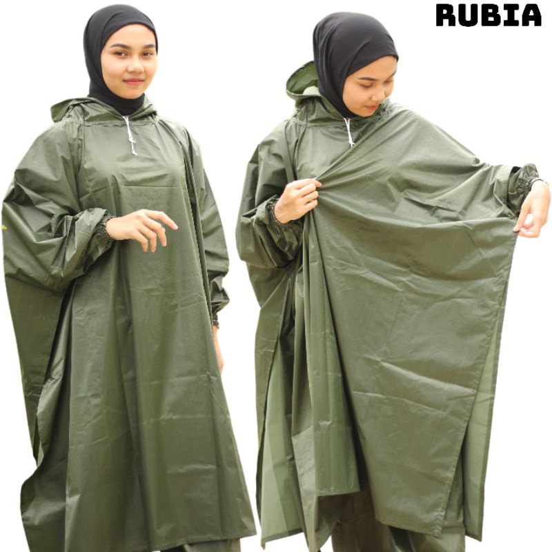 Jual RAINCOAT jas hujan Ponco kelelawar bahan parasit balon/biway ...