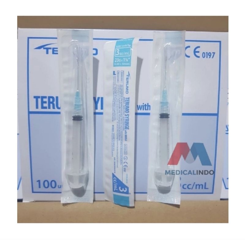 Jual Syringe Terumo 3cc / Spuit 3 cc / Terumo Syringe With Needle 3Ml 3 ...