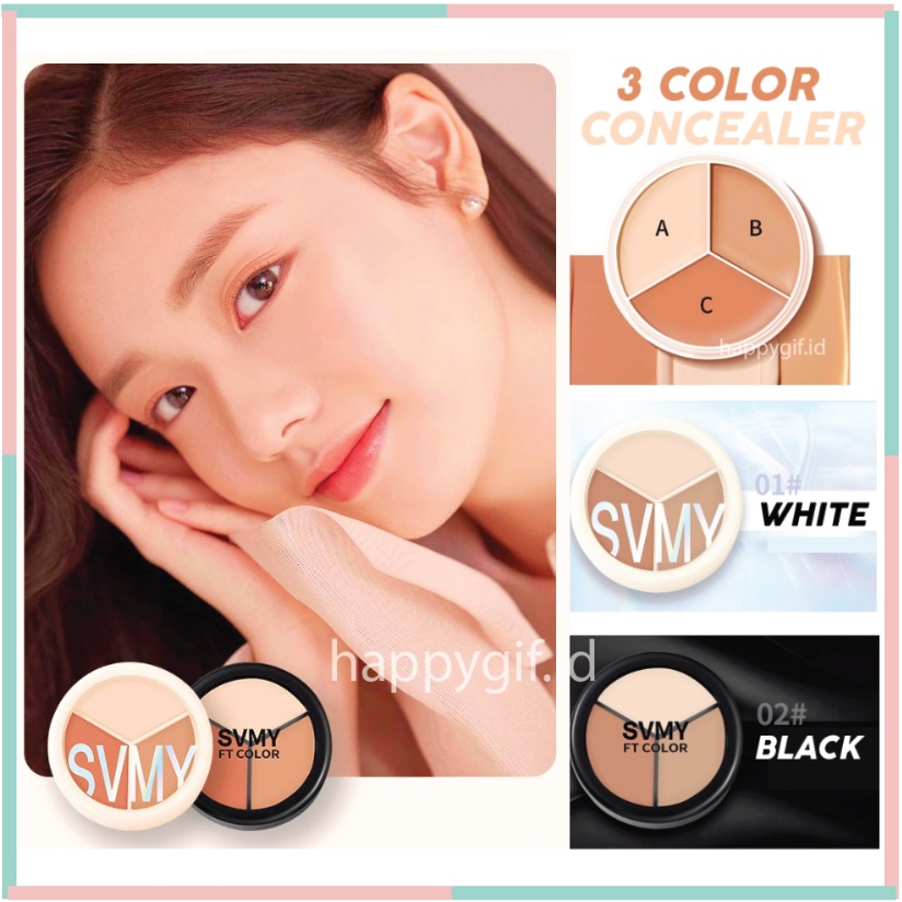 Jual SVMY Concealer 3 in 1 Contour Corrector Natural Light Skin Color ...
