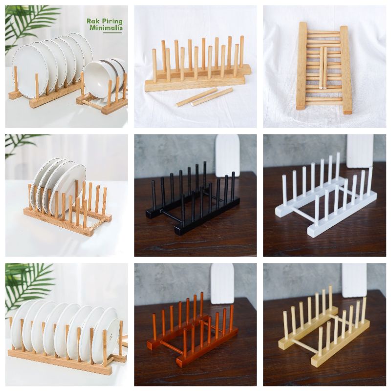 Jual Rak Piring Kayu | Rak Piring Minimalis | Rak Sebaguna | Rak Piring ...