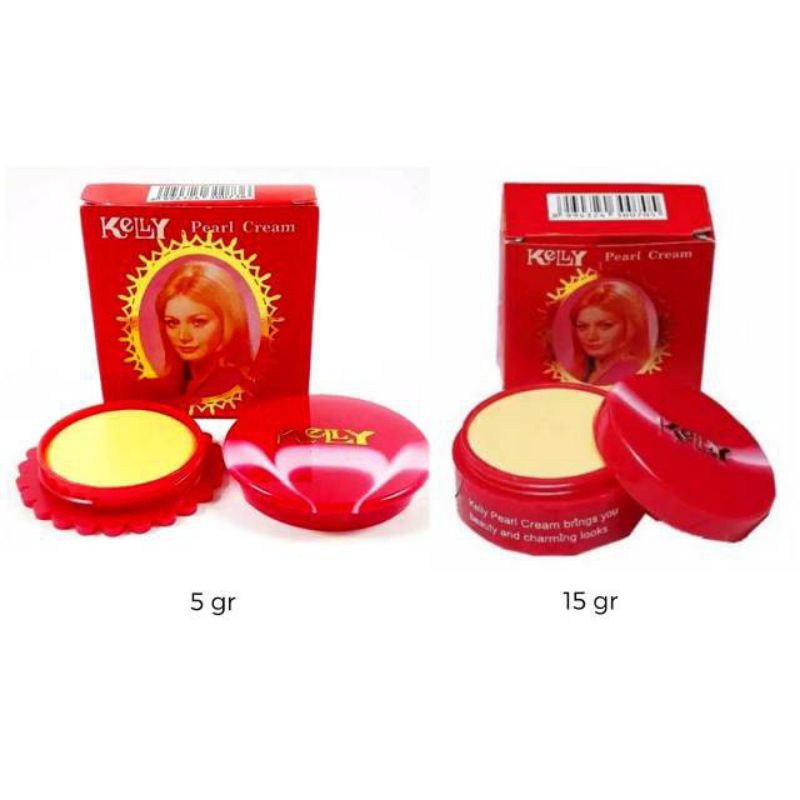 Jual Kelly Pearl Cream|Bedak Kelly 5g dan 15g 100% ORIGINAL | Shopee ...