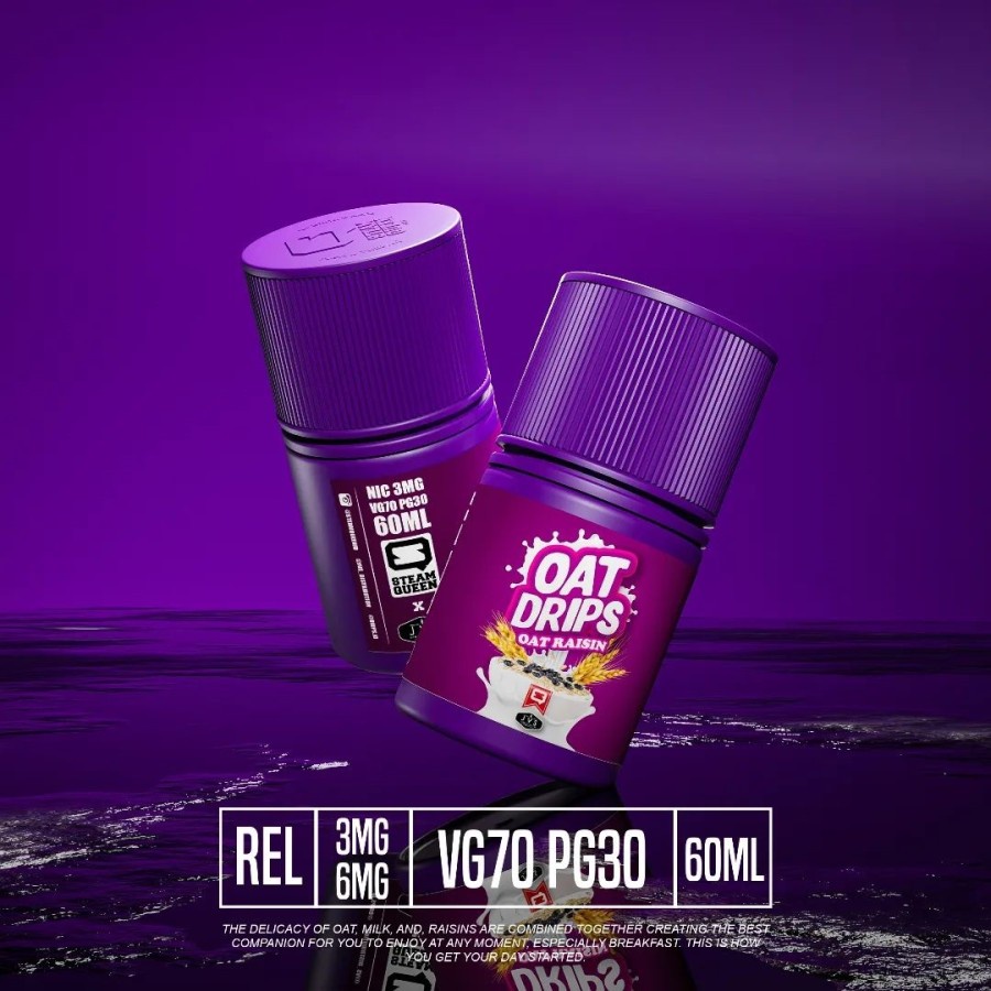 Jual LIQUID OAT DRIPS V7 OAT RAISIN 60ML BY JVS X STQ | Shopee Indonesia