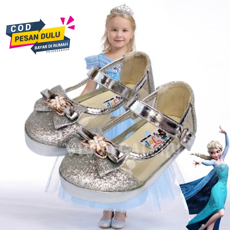 Jual Sepatu Pesta Natal Anak Perempuan A25 Transfaran Sepatu Putri ...