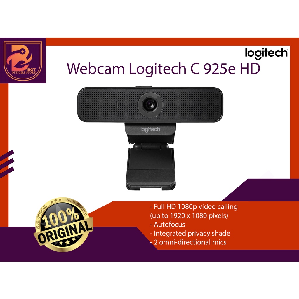 Jual Logitech C925e Business Webcam 1080P C925 Web Cam C 925e Original ...