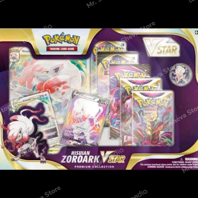 Jual Pokemon Hisuian Zoroark V Star Premium Collection Box | Shopee Indonesia