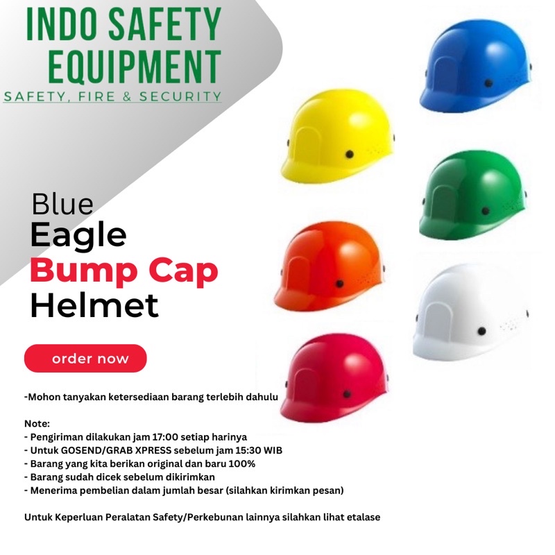 Jual Helm Safety Bump Cap Blue Eagle | Shopee Indonesia