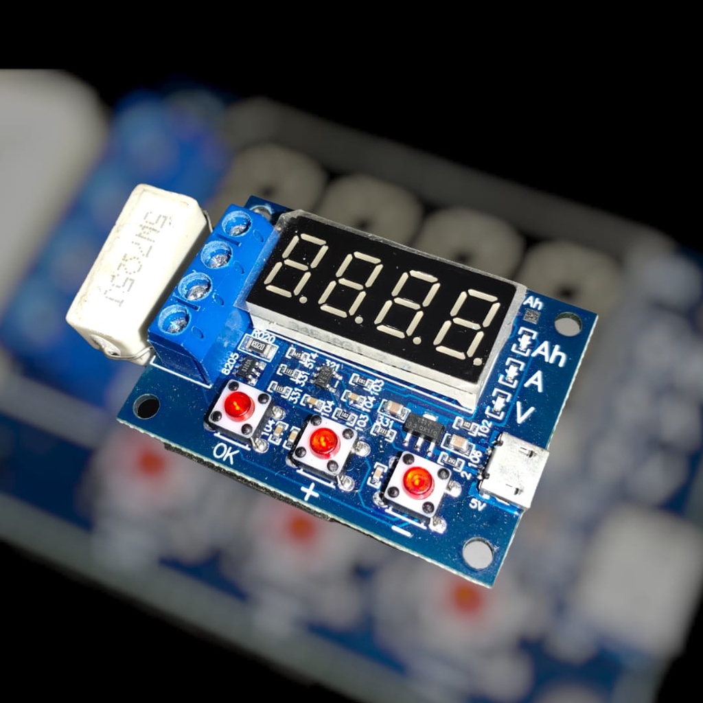 Jual Zhiyu Battery Capacity Meter ZB2L3 Test Kapasitas Baterai 18650 Li ...