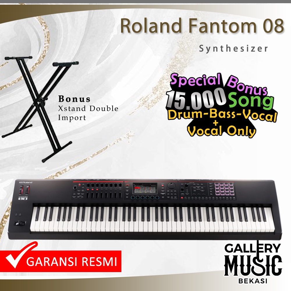 Jual Roland Fantom 08 Synthesizer Keyboard / Fantom08 Garansi Resmi ...
