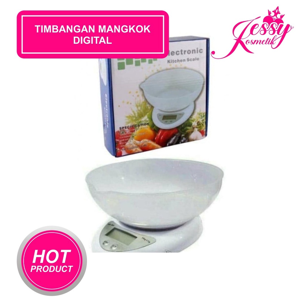 Jual TIMBANGAN DIGITAL MANGKOK || Timbangan Kue Digital Electronic 5 kg | Shopee Indonesia