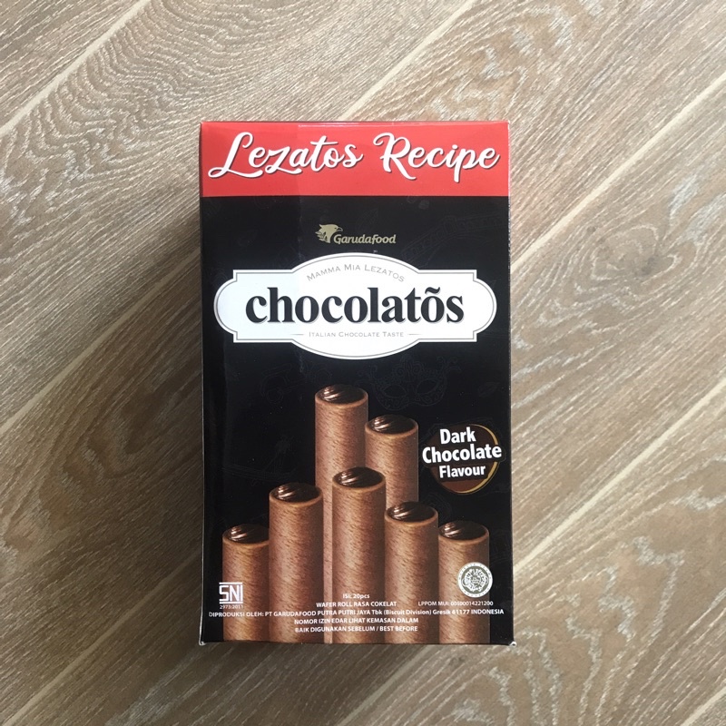 Jual Chocolatos Wafer Stick Rasa Dark Chocolate | Shopee Indonesia