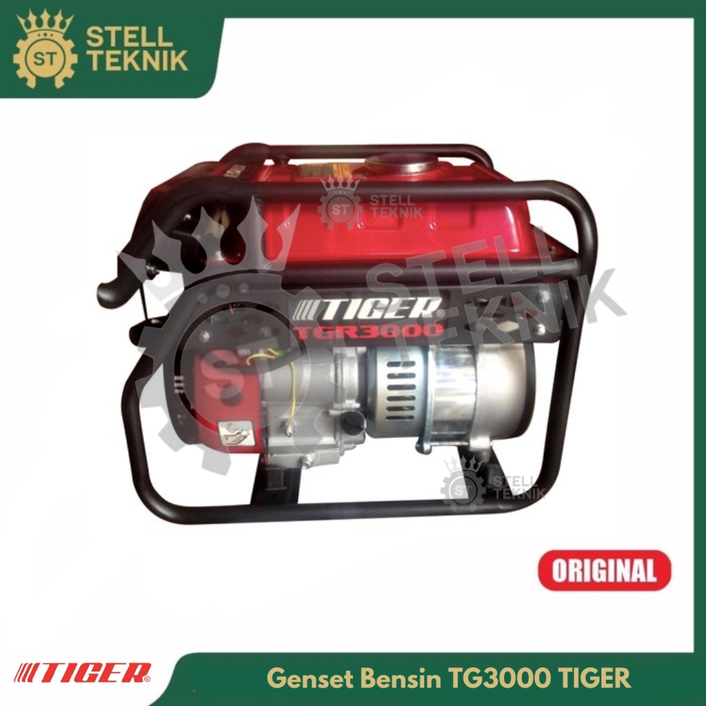Jual Generator / Mesin Genset Bensin TG3000 TIGER 1200W | Shopee Indonesia
