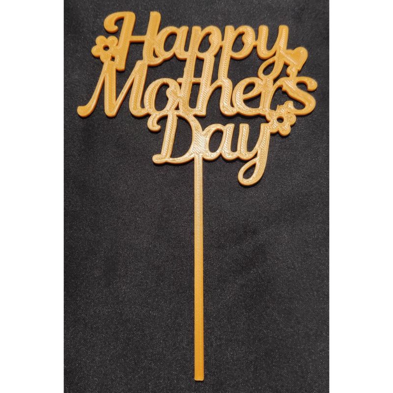 Jual Cake Topper Happy Mothers Day 3D Print / Selamat Hari Ibu | Shopee ...