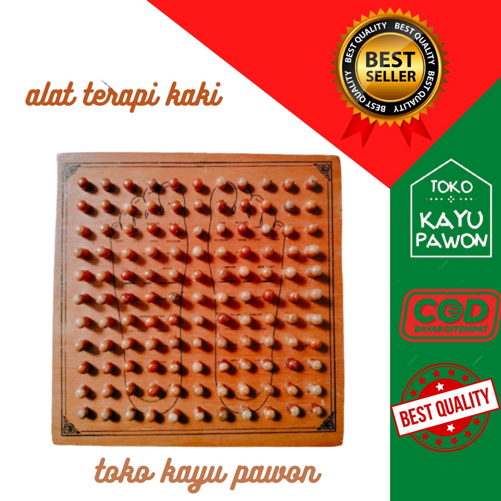 Jual Alat Terapi kayu / pijat refleksi kaki / alat kesehatan / papan ...