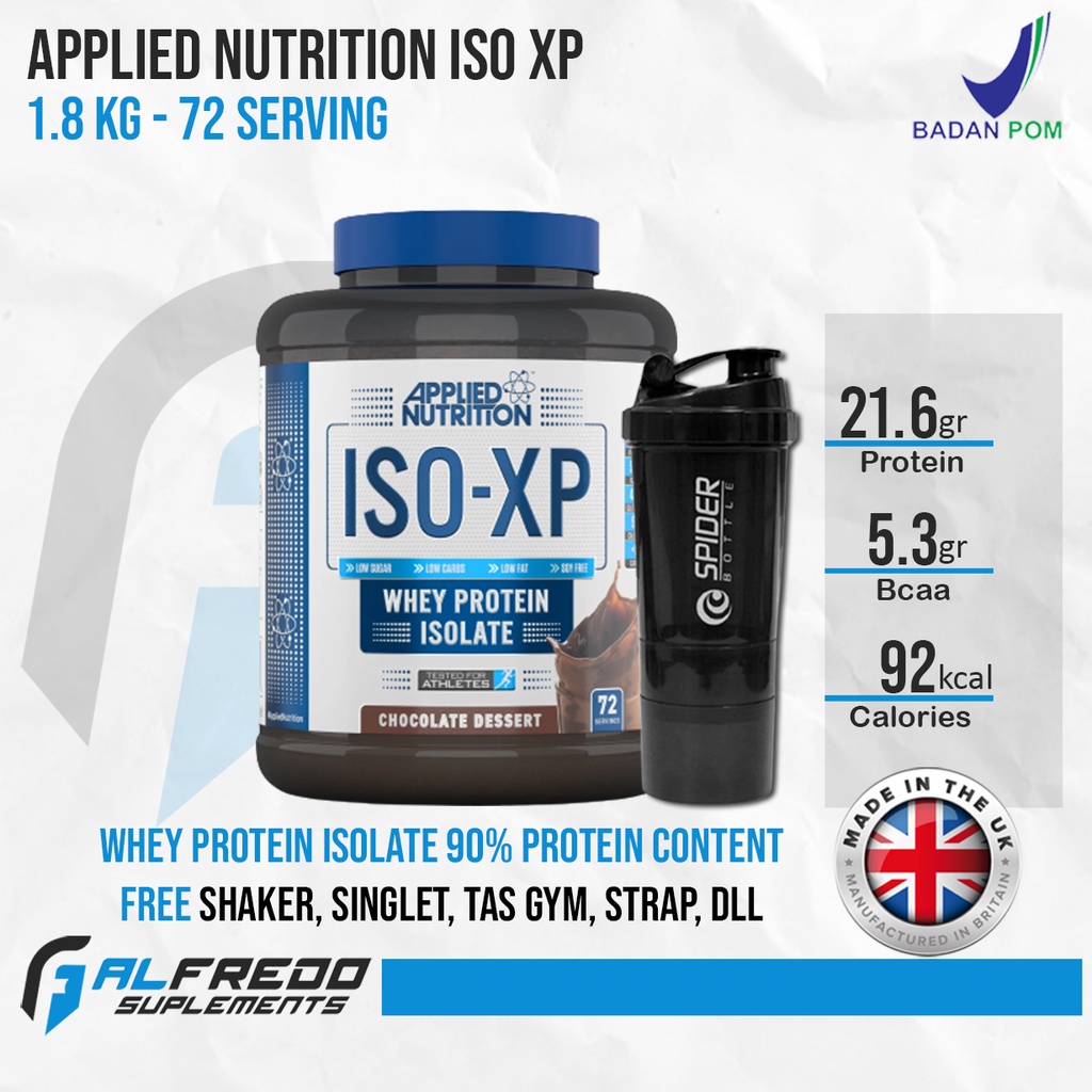 Jual Applied Nutrition ISO XP Whey Protein Isolate Iso XP 72 Serv no ...