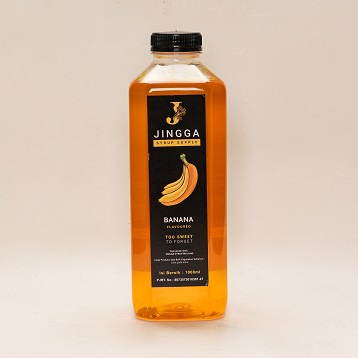 Jual JINGGA Banana Syrup 1000ml - Sirup Pisang Untuk Kopi Kemasan 1 L ...