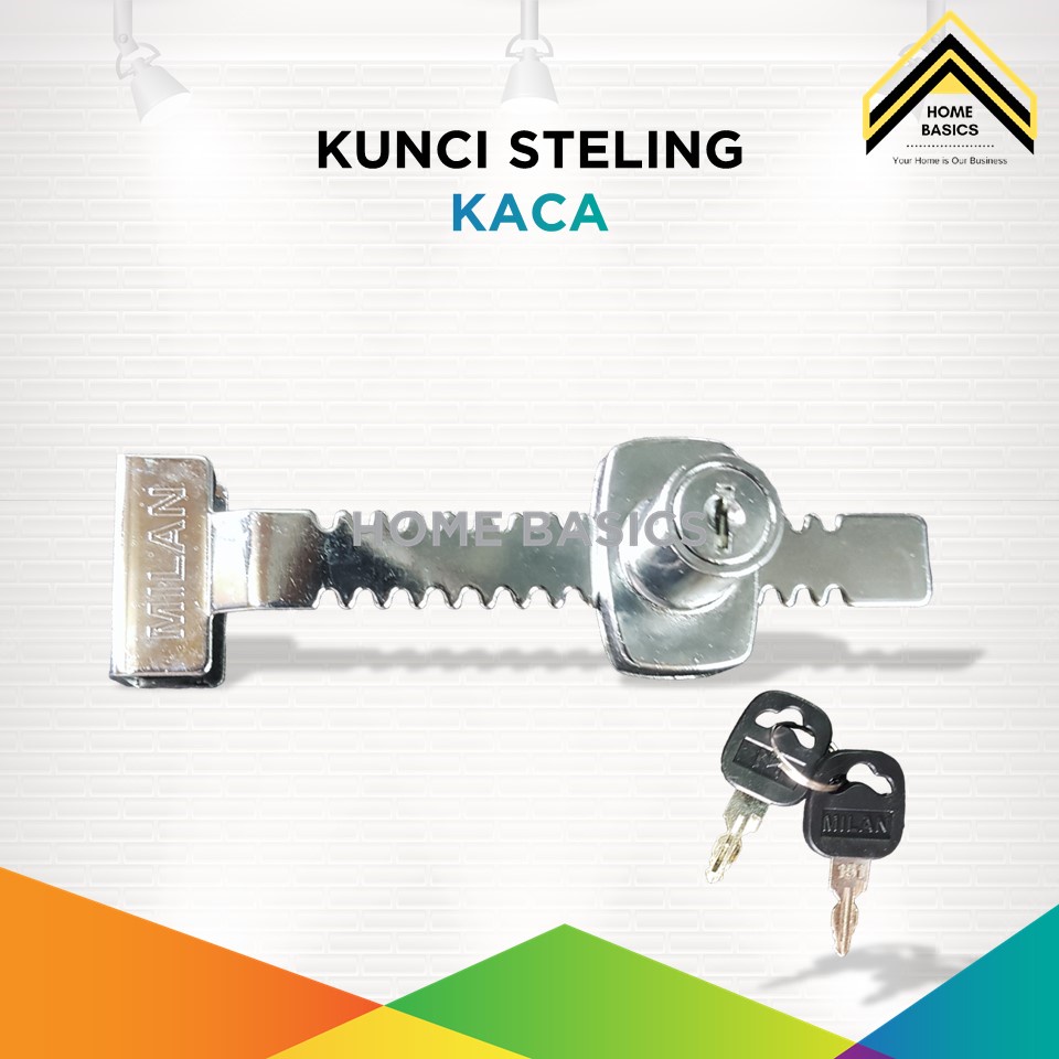 Jual Kunci Steling Kaca / Kunci Lemari Kaca / Kunci Pintu Kaca Sliding | Shopee Indonesia