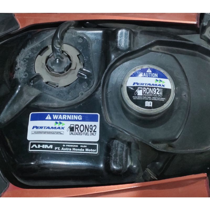 Jual Stiker Printing Tutup Tangki & Warning,Pertamax Ron 92, (Pertamax ...