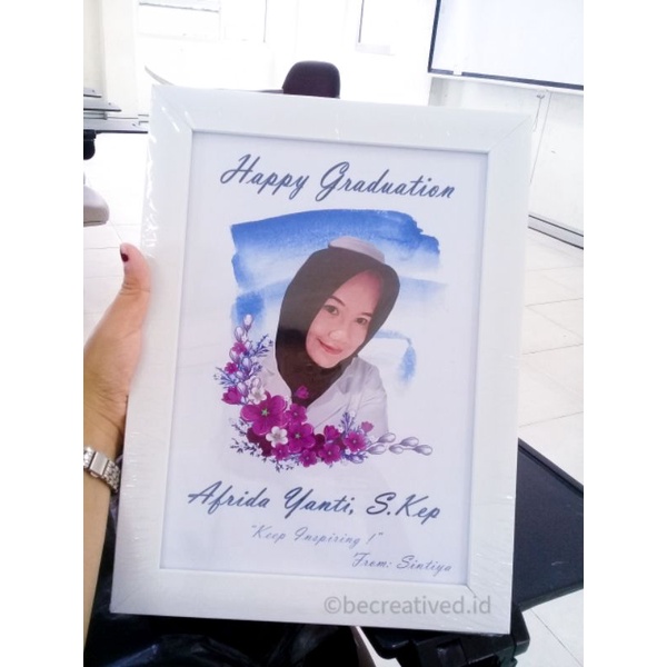 Jual Bingkai Foto Wisuda Smudge Art Frame Graduation 8R | Shopee Indonesia