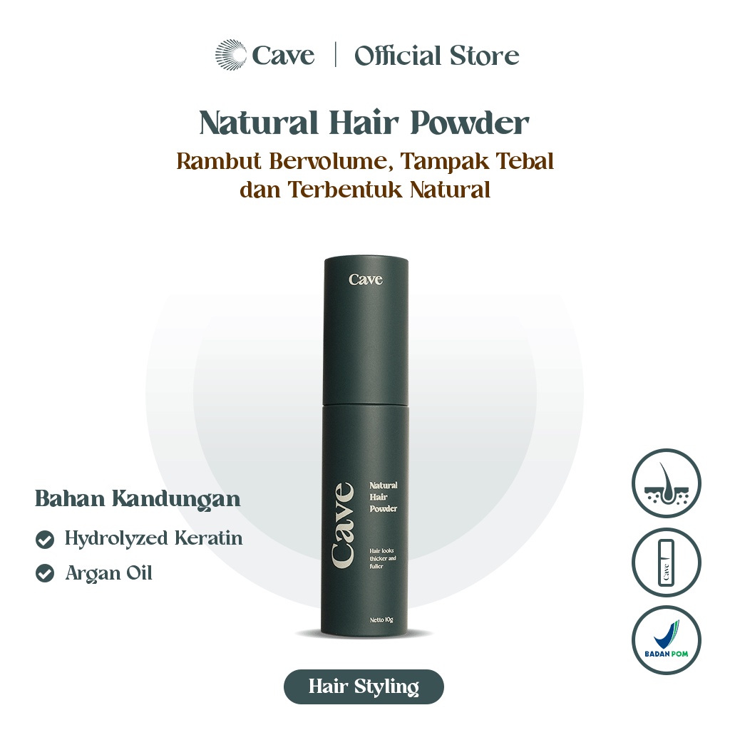 Jual Cave Natural Hair Powder 10 gr | Shopee Indonesia