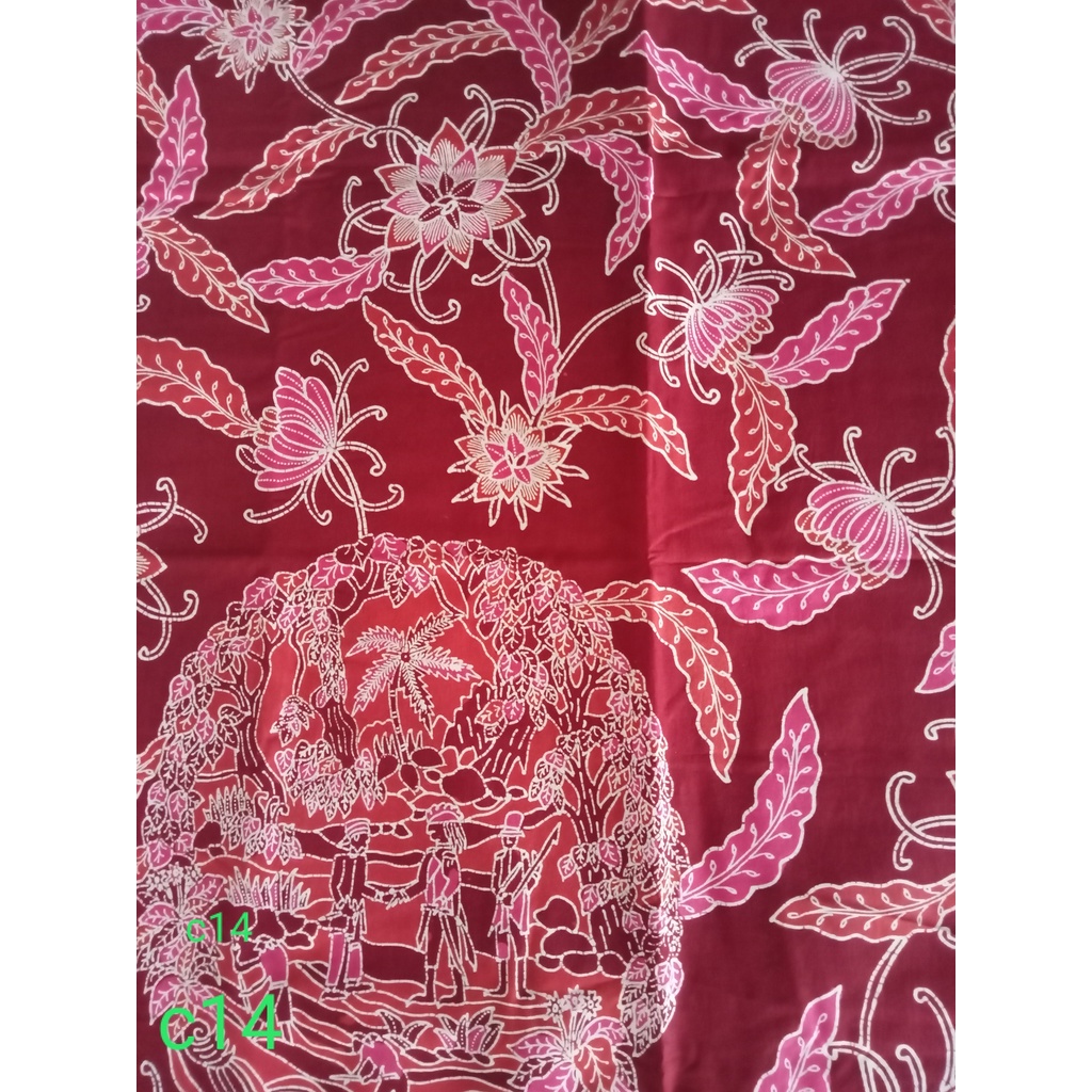 Jual batik tulis (sumedang)bunga wijaya kusumah | Shopee Indonesia
