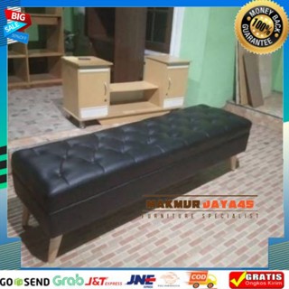 Jual 0SCAR KULIT - SOFA BENCH MINIMALIS / STOOL KULIT PANJANG / sofa bench minimalis bahan kulit ...