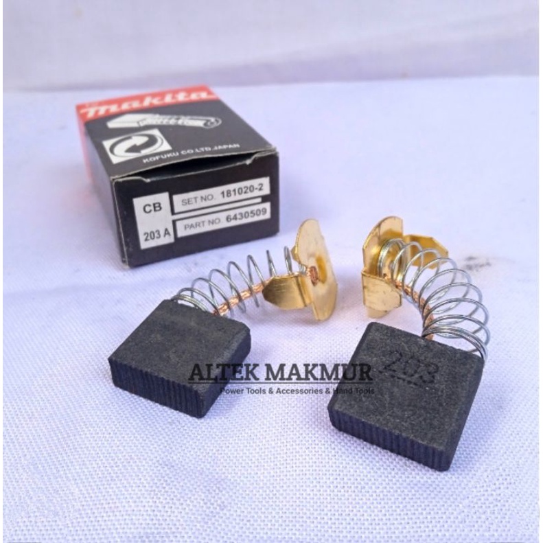 Jual MAKITA BROSTEL CARBON BRUSH CUT OFF CB-203 / COAL BOSTEL CB203 ARANG SEPUL CB 203 2414B ...