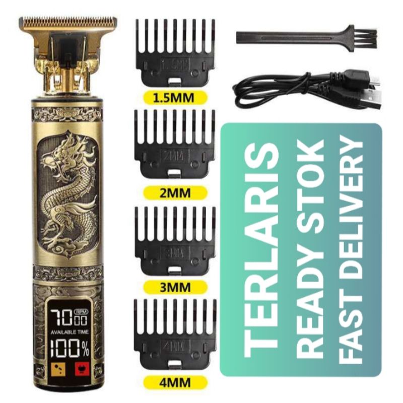 Jual Alat Cukur Elektrik Hair Clipper Trimmer Model Dragon - T9 | Shopee Indonesia