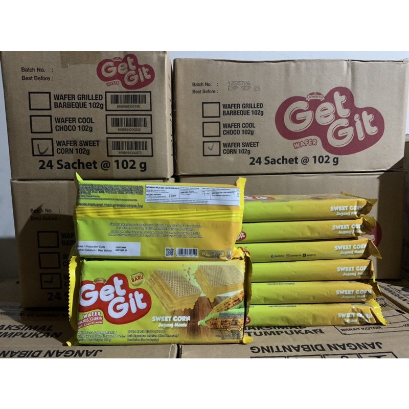 Jual Wafer Get Git Rasa Sweet Corn | Shopee Indonesia