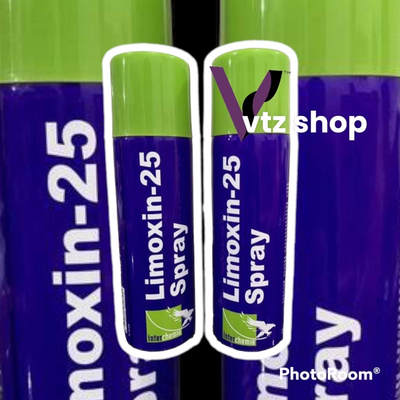 Jual Limoxin-25 Spray Obat Luka Semprot Sapi Hewan Limoxin Spray ...