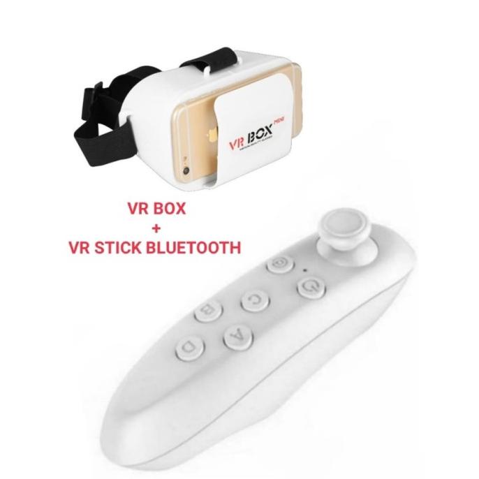 Jual Vr Box 3.0 + Gamepad Joystick Remote Control Bluetooth Vr Box ...