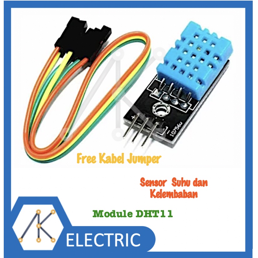 Jual SENSOR SUHU DAN KELEMBABAN MODULE DHT11 HUMIDITY SENSOR TRANSDUSER ...