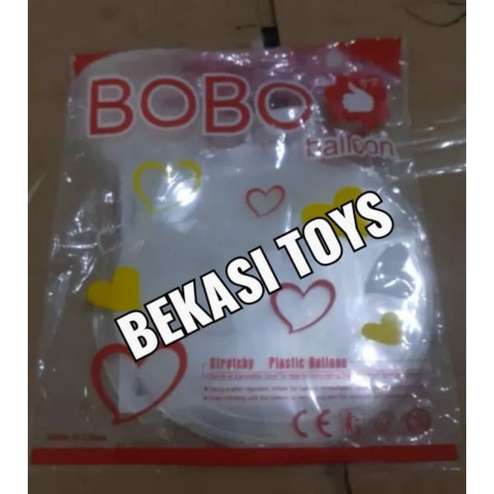 Jual Balon Bobo / Balon Pvc / Balon Transparan / Isi 50pcs / Ukuran 18 ...