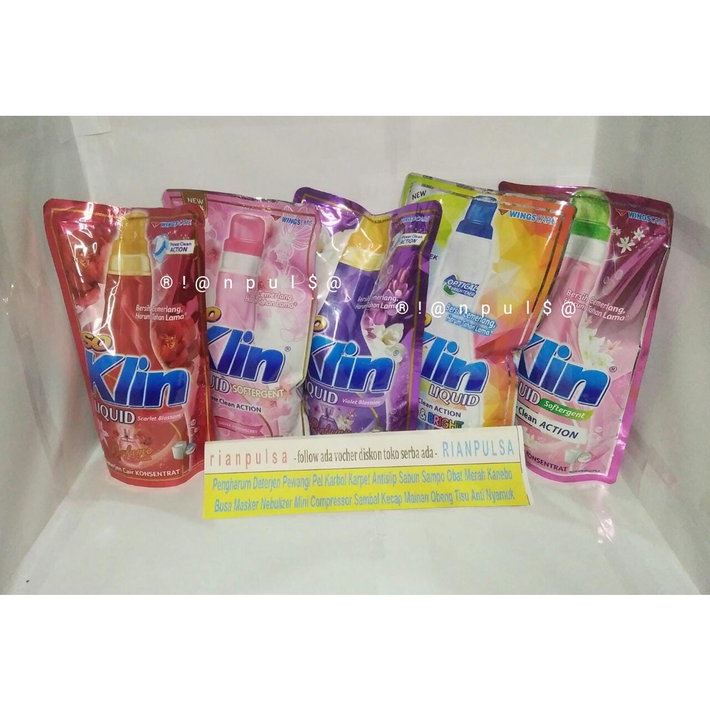 Jual SO KLIN LIQUID DETERGENT Softergent Deterjen cair soklin sabun ...