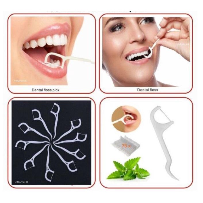 Jual benang gigi/dental floss/pembersih gigi/tusuk gigi/benang gigi ...