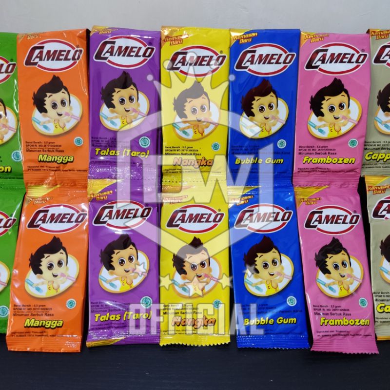 Jual Bubuk Es Inject Camelo 1 Renceng (10 sachet) | Shopee Indonesia
