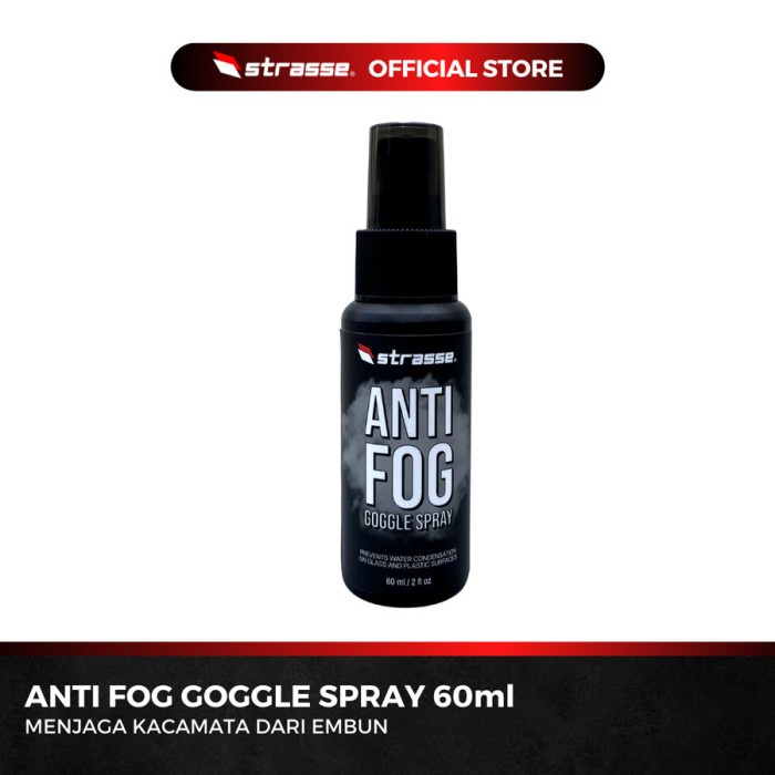 Jual STRASSE Anti-Fog Goggle Spray (Melindungi kacamata dari embun ...
