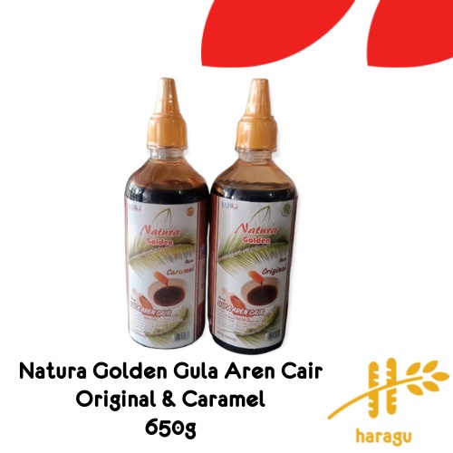 Jual Natura Golden Gula Aren Cair 650 Gram Original/ Caramel / Liquid ...
