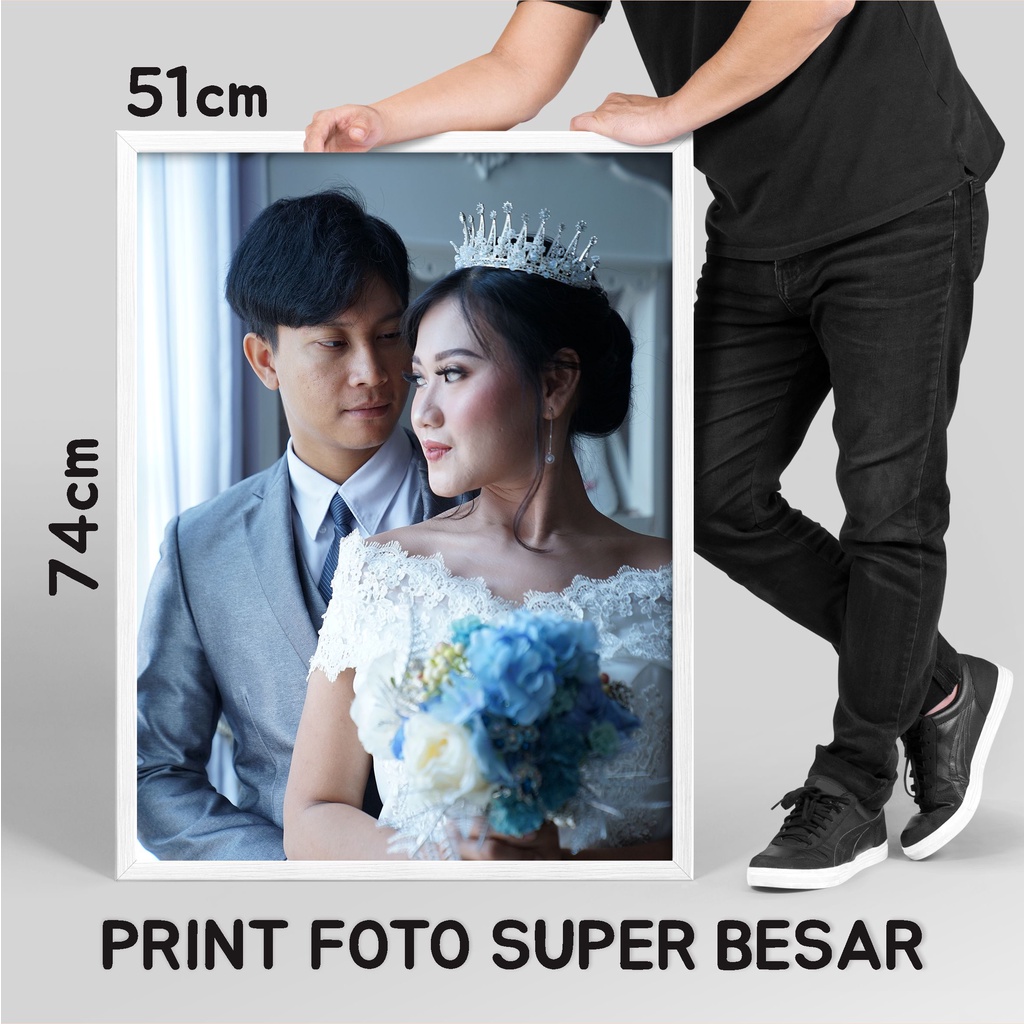Jual CETAK FOTO SUPER BESAR // CETAK FOTO 50x75cm // POSTER BESAR ...