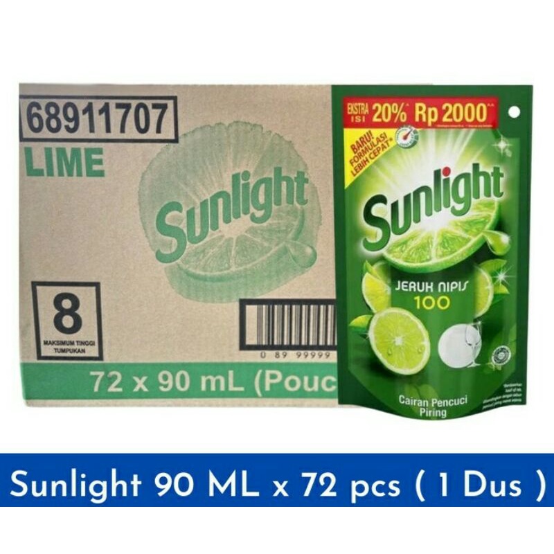 Jual SUNLIGHT LIME (1 dus isi 72 pouch 90 ml) | Shopee Indonesia Jual SUNLIGHT LIME (1 dus isi 72 pouch 90 ml) | Shopee Indonesia