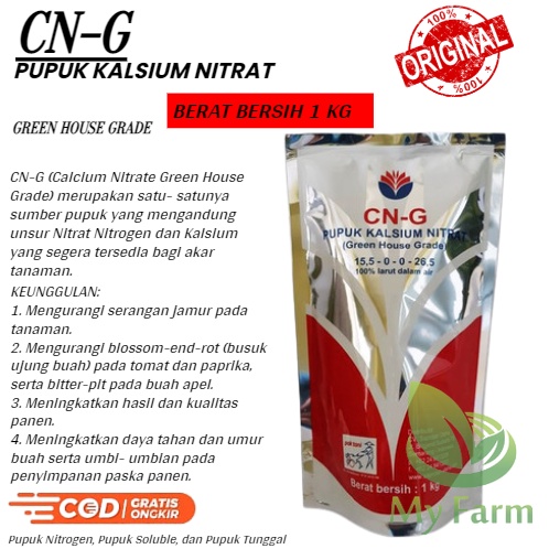 Jual Pupuk Nitrat Kalsium Cng ( Cn-G ) Paktani 1 Kg / Obat Pencegah ...