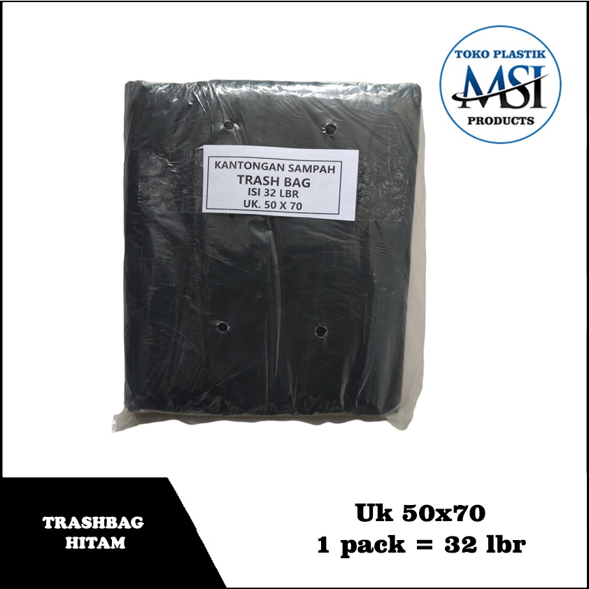 Jual Kantong Sampah Hitam Uk.50x70 | Warna Hitam sampah Uk.50x70 ...