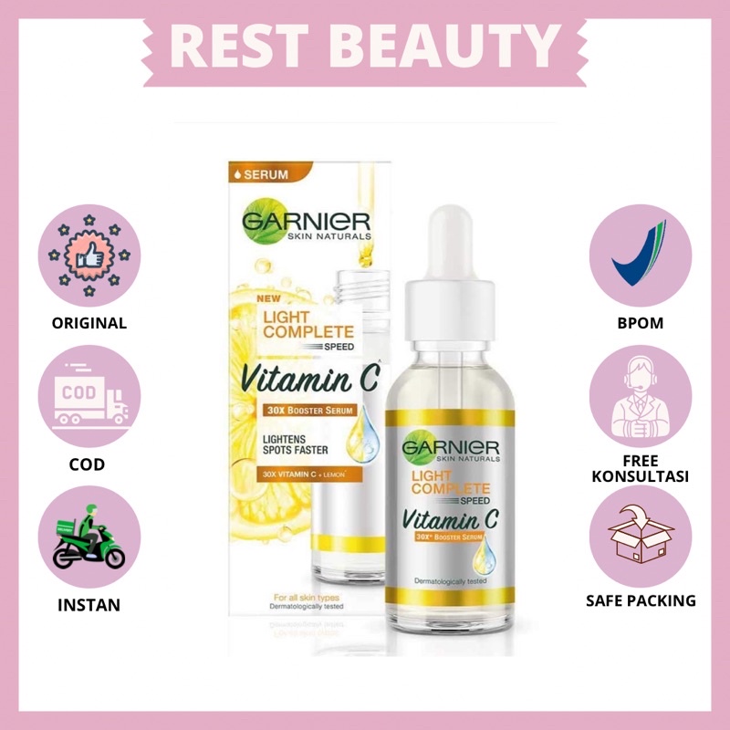 Jual GARNIER - Garnier Bright Complete Vitamin C 30x Booster Serum Skin ...
