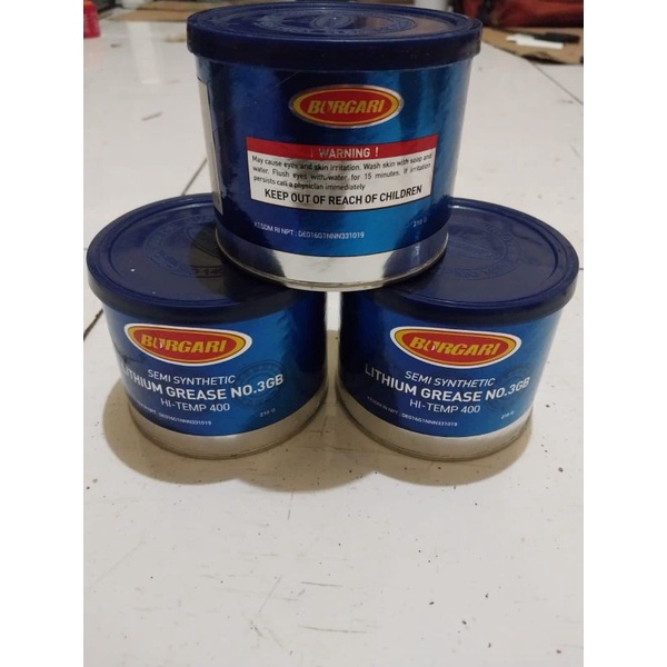 Jual GEMUK/GREASE/PELUMAS/STEMPET MERK BURGARI | Shopee Indonesia