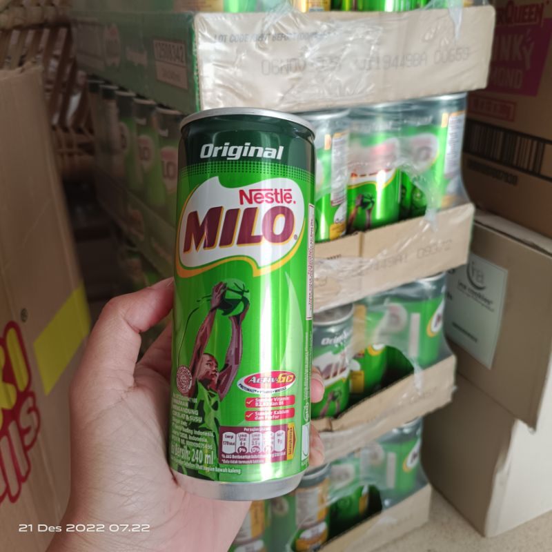 Jual Milo activ Go kaleng 240 ml | Shopee Indonesia