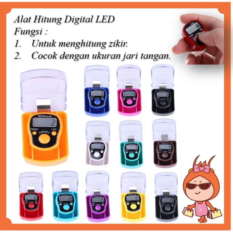 Jual Reseller Welcome - H5545 Alat Hitung Digital LED / Tasbih Digital ...