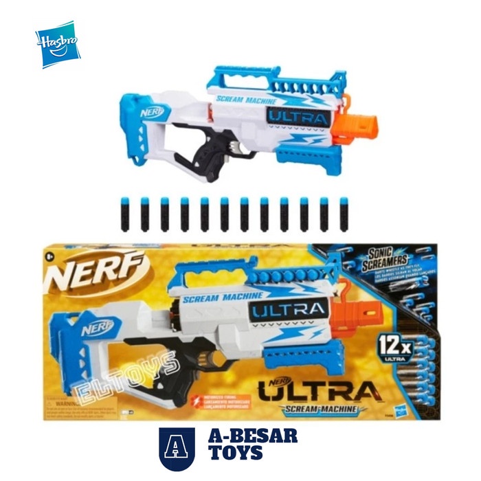 Jual Nerf Ultra Scream Machine Motorized Blaster | Shopee Indonesia