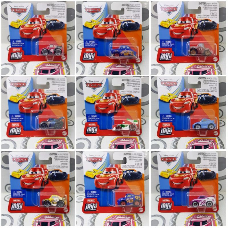 Jual Cars Mini Racers Mattel Disney Pixar Lightning McQueen Hudson ...