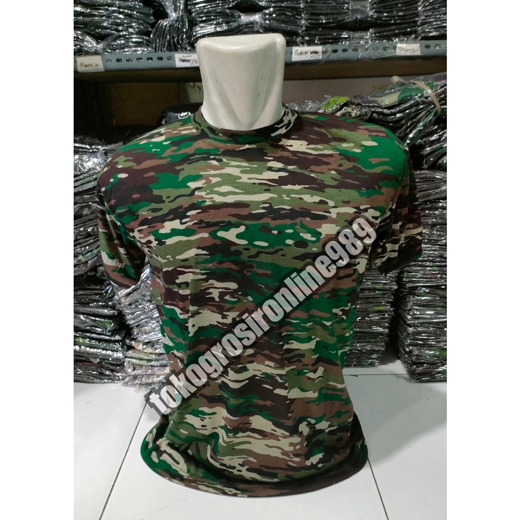 Jual Kaos loreng kasad TNI-AD | Shopee Indonesia